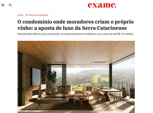 Vinho, natureza e exclusividade: o novo capítulo da Fazenda Bom Retiro